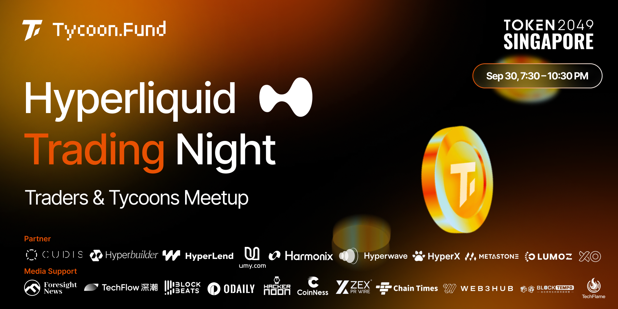 Hyperliquid TradingNight: Traders & Tycoons Meetup - TechFlame