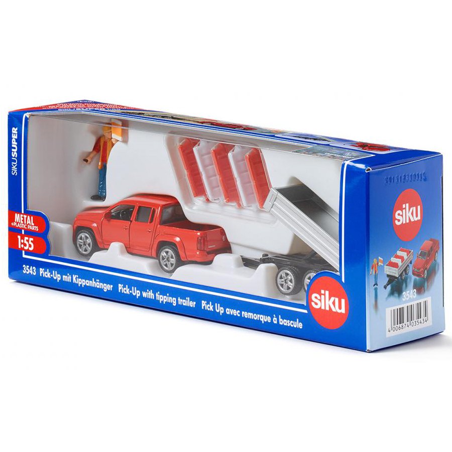 SIKU 3543 1:55 載運車及拖拉車架 1:55 TRACTOR W/TIPPING TRAILER | Yasuee HK 香港大型 ...